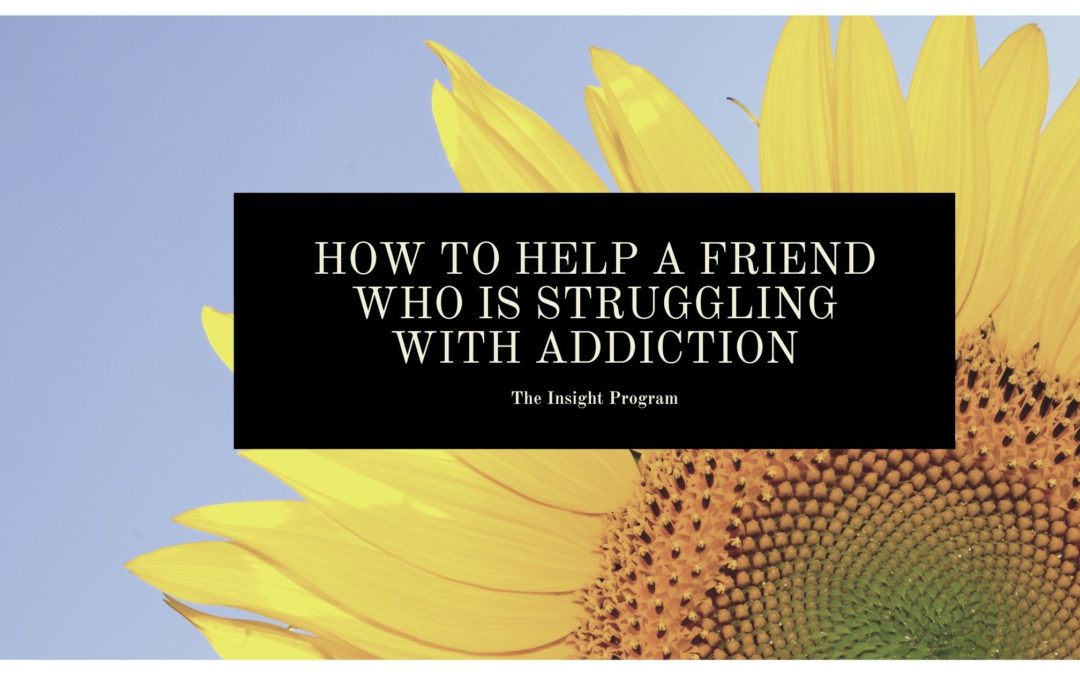 How to Help a Friend Who is Struggling With Addiction | The Insight ...